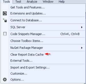 SSRS Tip: Adding A Tool to Clear the SSRS Data Cache