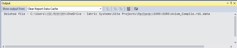 SSRS Tip: Adding A Tool to Clear the SSRS Data Cache